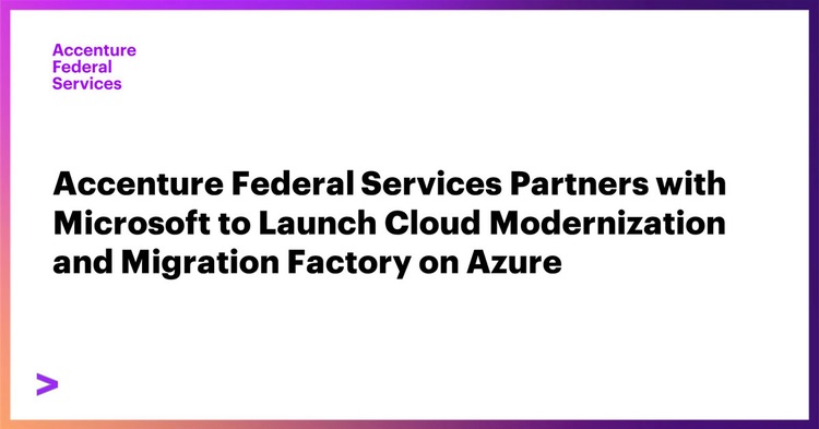 Accenture collaborates with Microsoft to Launch Cloud Factory on Azure